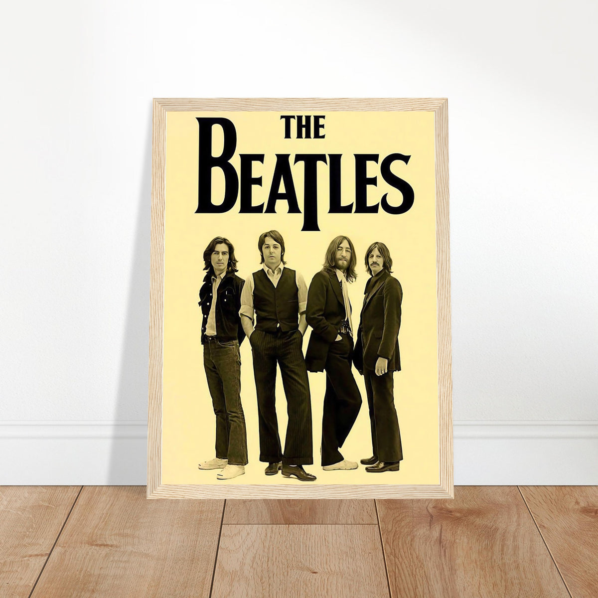 The Beatles Vintage Poster Reprint on Premium Matte Paper