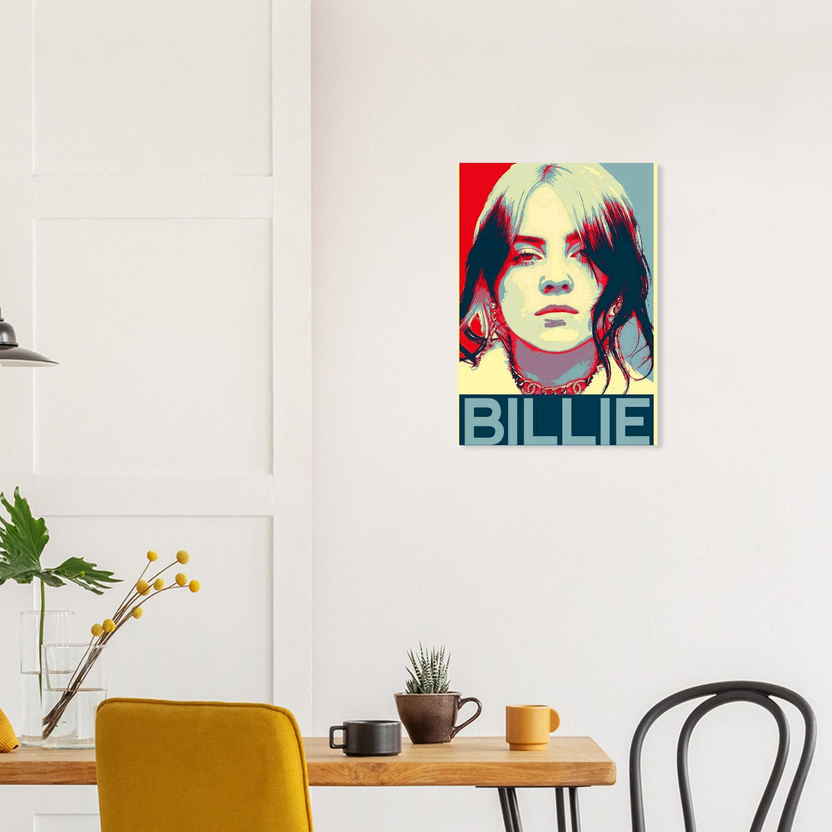 Billie Vintage Poster Reprint on Premium Matte Paper