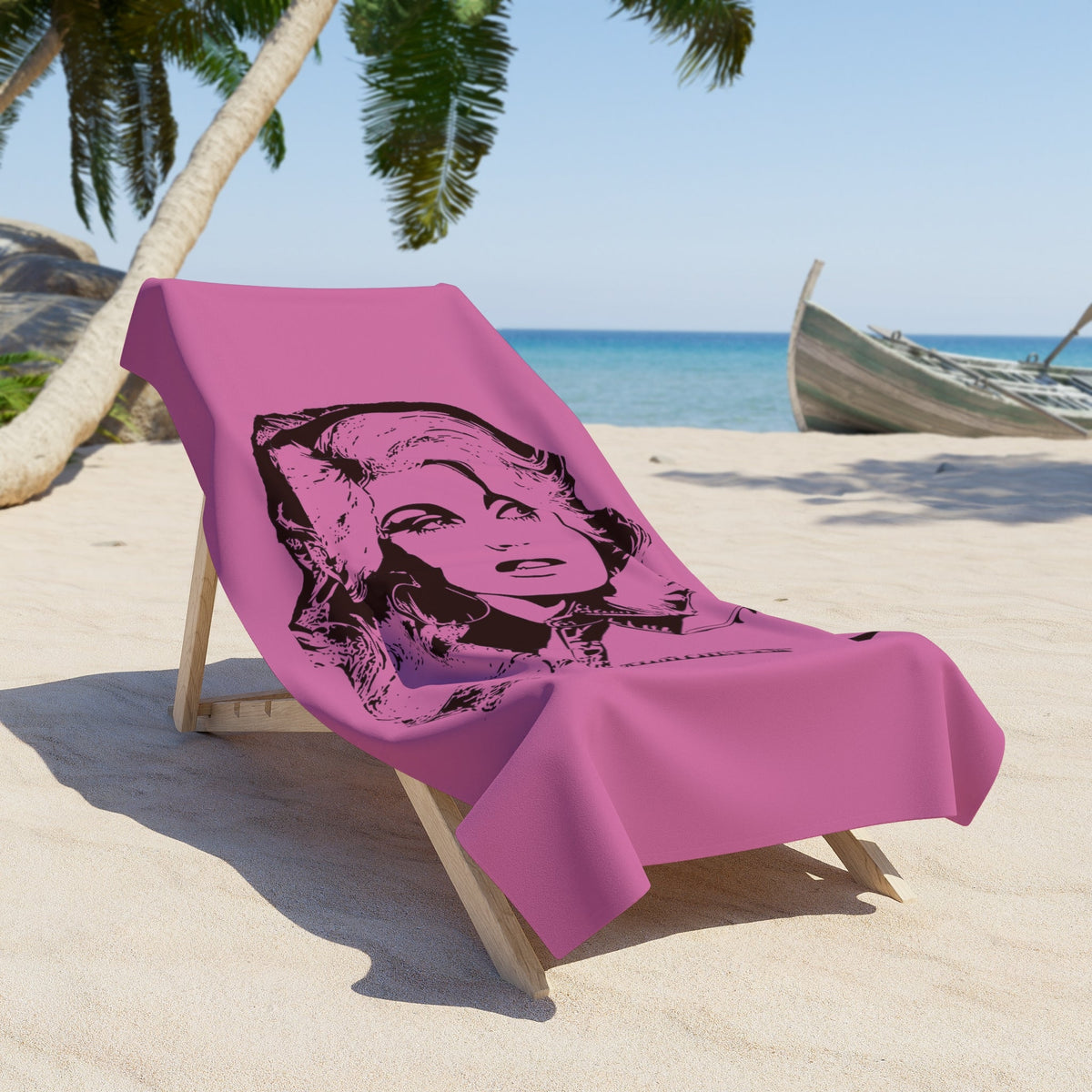 Dolly Parton Beach Towel